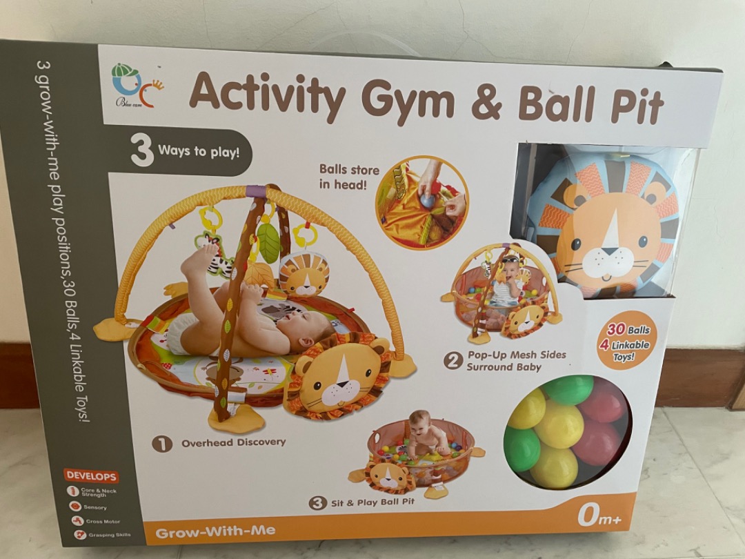 Brand New- ACTIVITY GYM & BALL PIT, Babies & Kids, Infant Playtime on ...