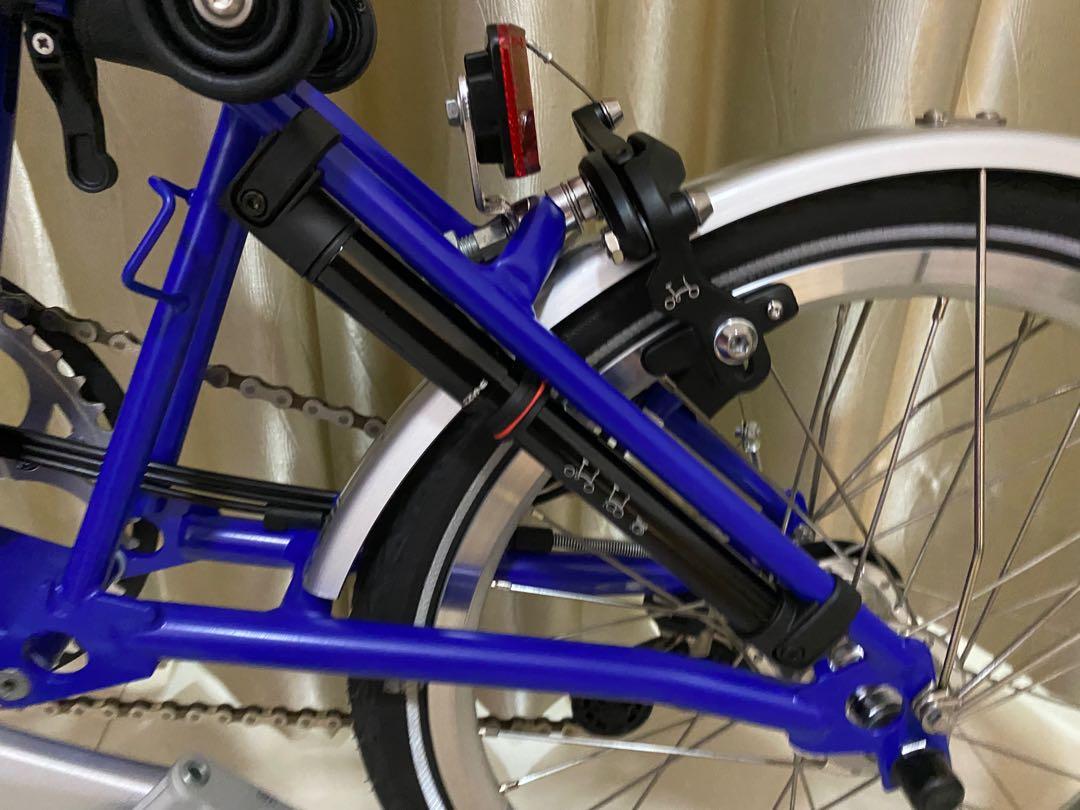 *BRAND NEW* Brompton C Line Explorer Piccadilly Blue (H6L, 6 speed with ...