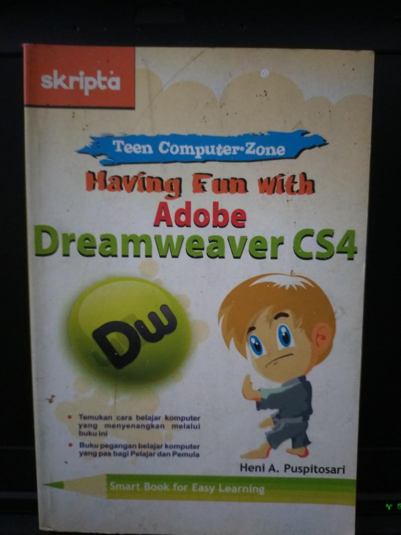 Buku Having Fun with Adobe Dreamweaver CS4, Buku & Alat Tulis, Buku di Carousell