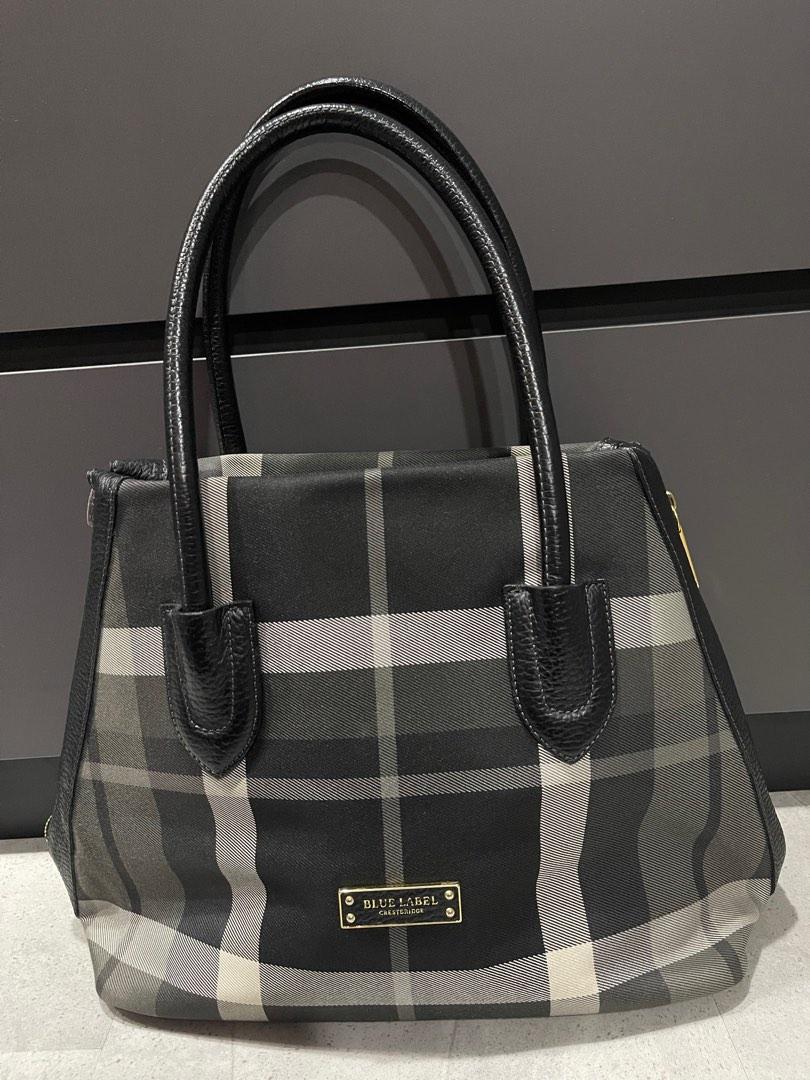Burberry Blue label Handbag, Luxury, Bags & Wallets on Carousell
