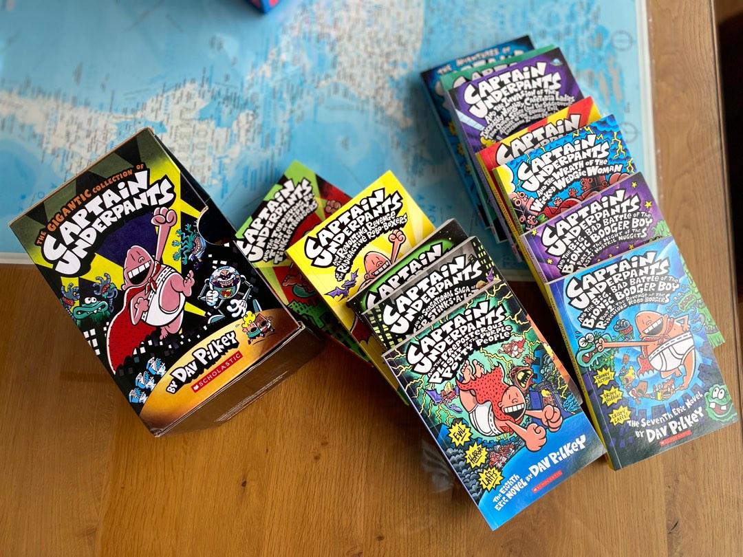 Captain Underpants: the gigantic collection, Hobbies & Toys, Books ...