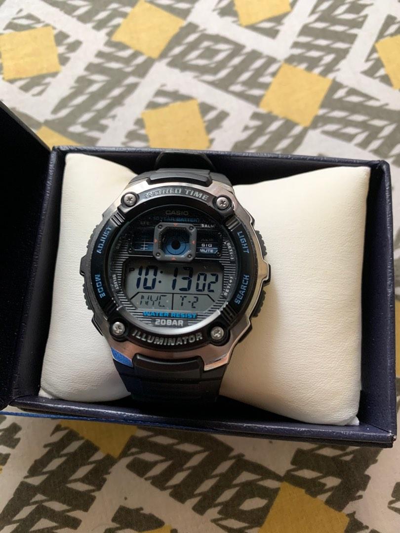 CASIO WATCH ILLUMINATOR 20BAR, Men's Fashion, Watches & Accessories ...