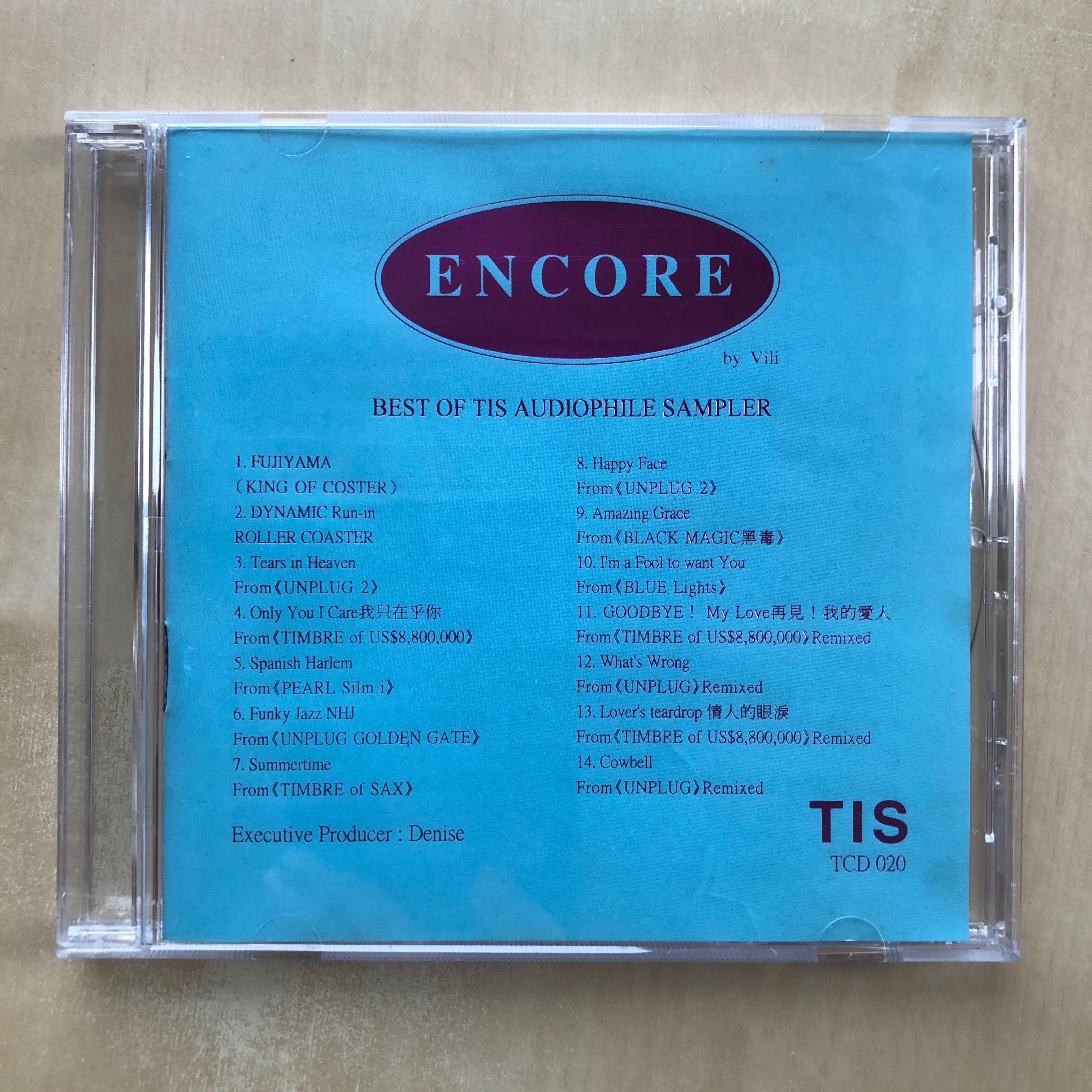 CD丨Encore Best of TIS Audiophile Sampler, 興趣及遊戲, 音樂樂器 & 配件, 音樂與媒體 - CD ...