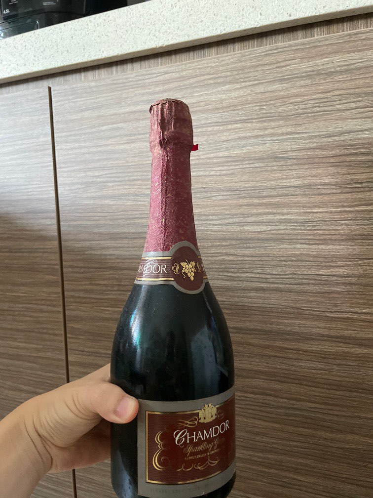 Chamdor Sparkling Grape 750ml, Food & Drinks, Alcoholic Beverages on Carousell