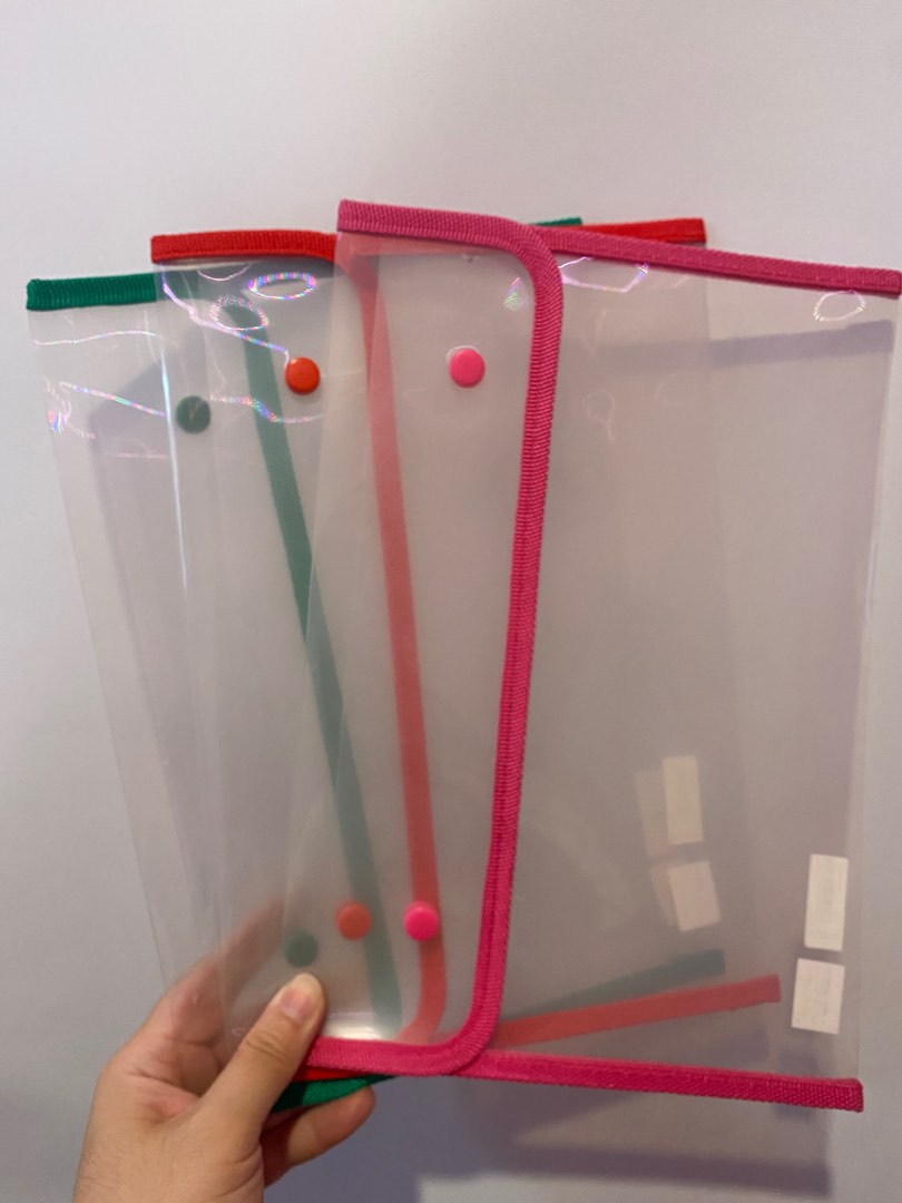 Clear Plastic Envelopes (Large), Hobbies & Toys, Stationary & Craft ...