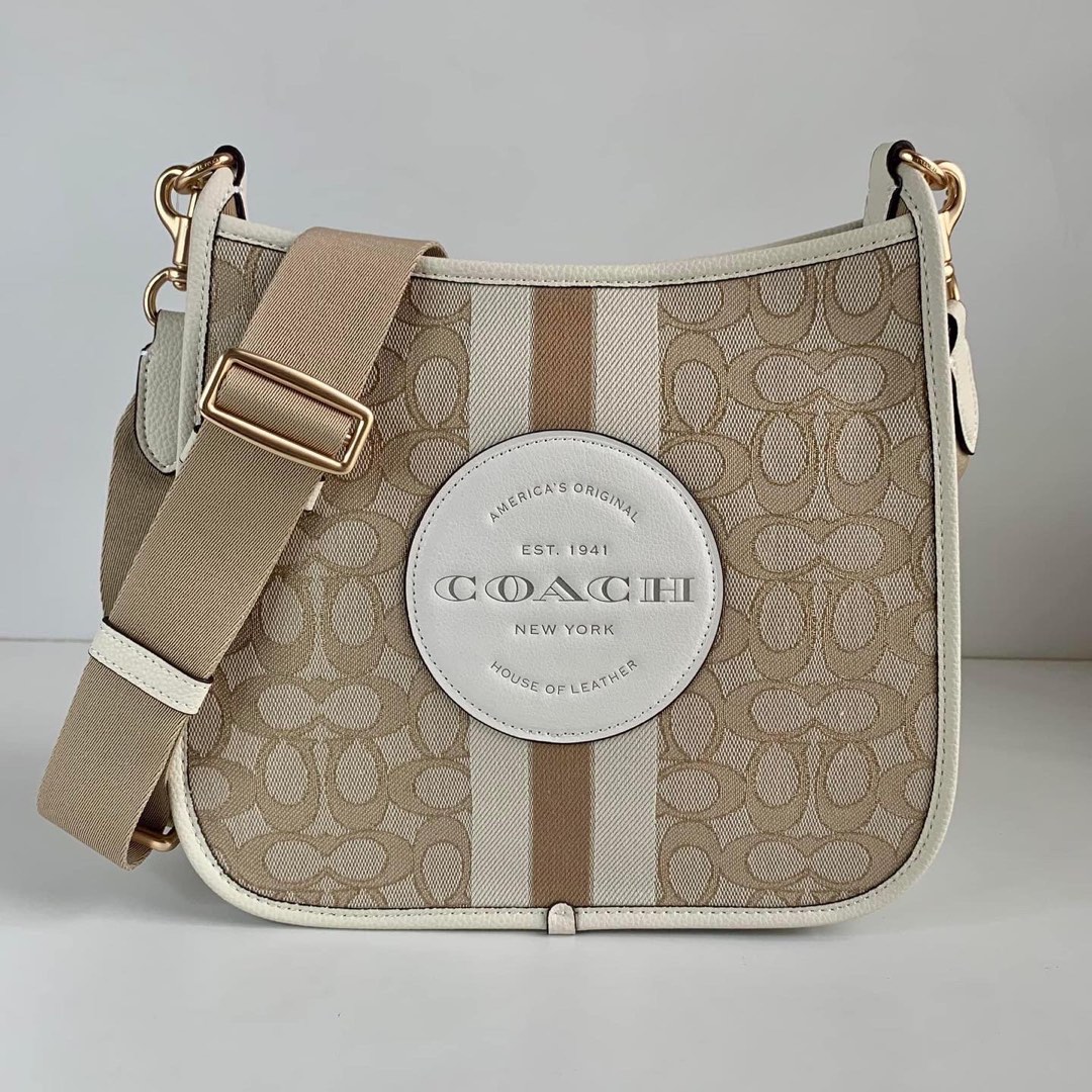 Coach Dempsey File Bag in Signature Jacquard, Women's Fashion, Bags ...