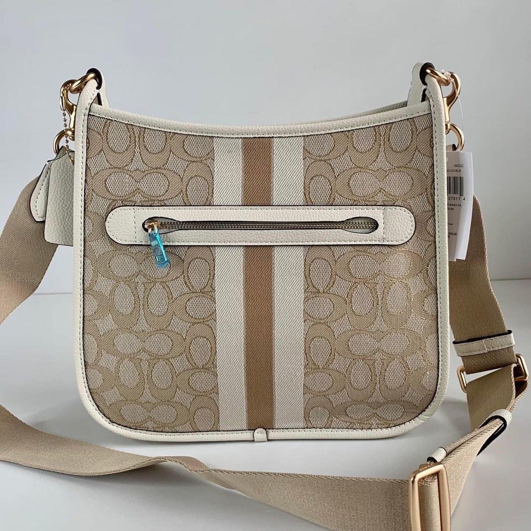 Coach Dempsey File Bag in Signature Jacquard, Women's Fashion, Bags ...
