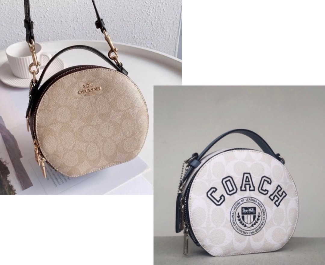 Coach New Round Canteen Bag, Women's Fashion, Bags & Wallets, Cross ...