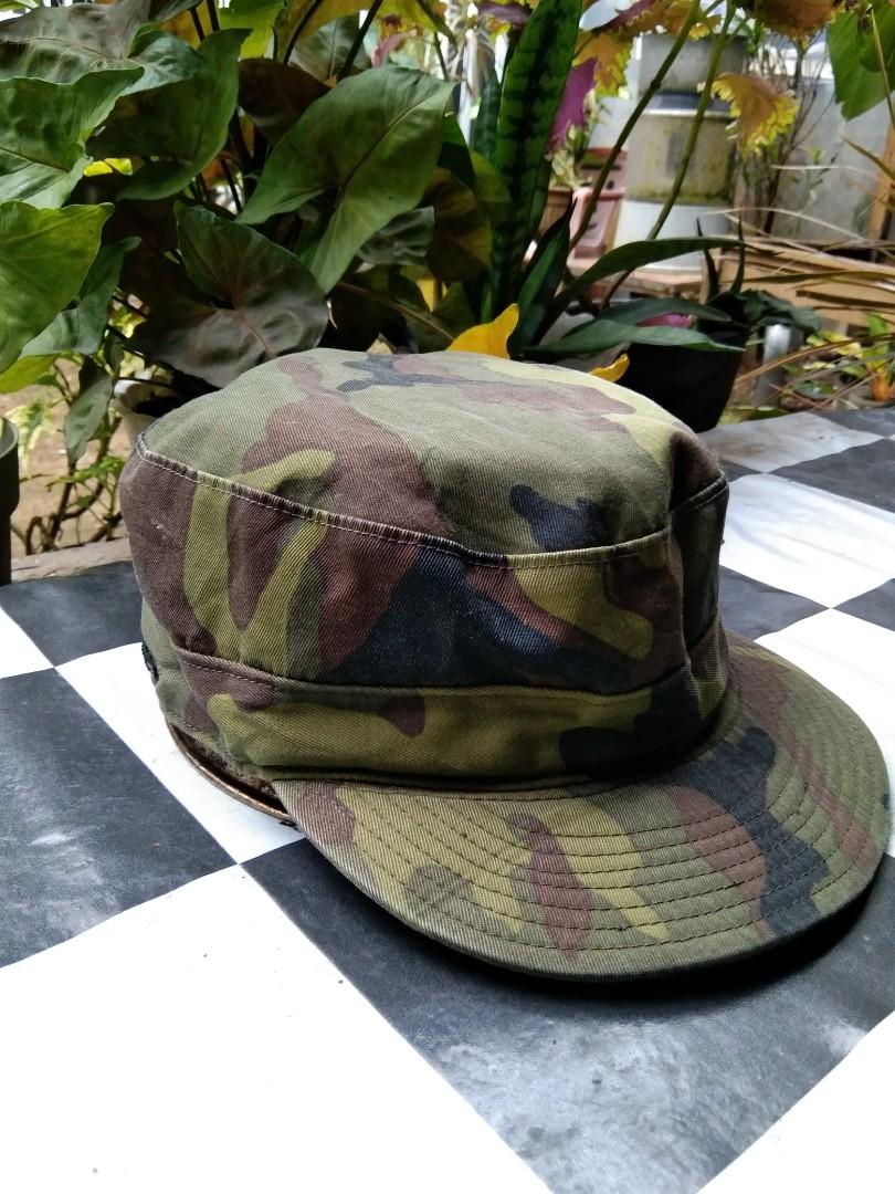 Comando cap army, Fesyen Pria, Aksesoris, Topi di Carousell