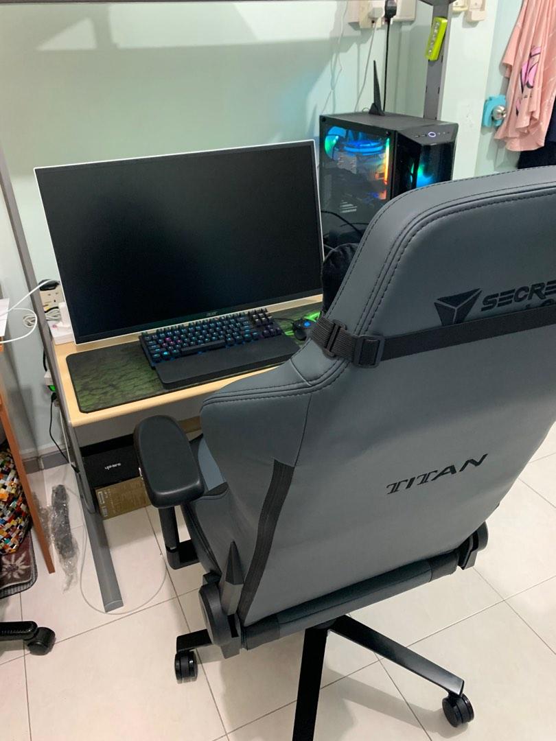 Computer Table | Solid wood | Able to use Monitor Clamp up to 32 ...