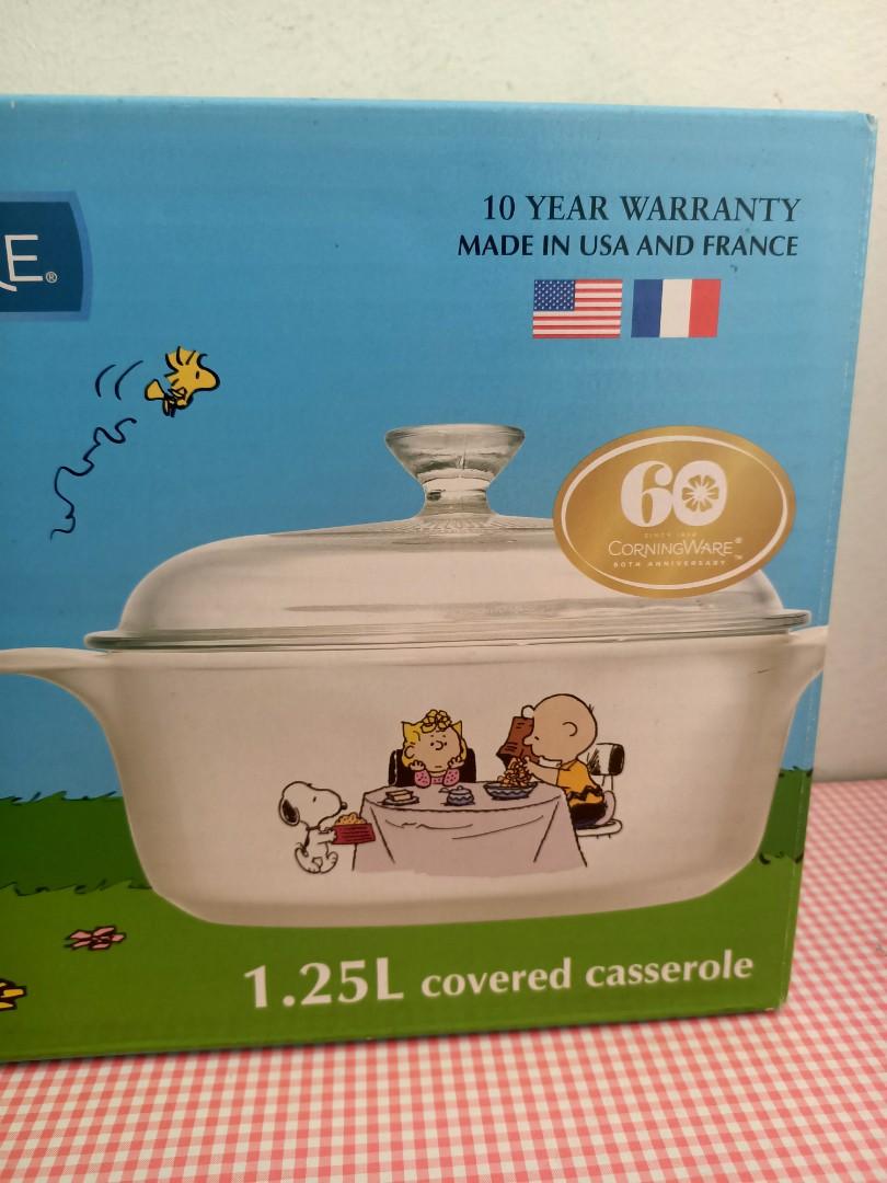 CorningWare Peanuts 1.25L Casserole, Furniture & Home Living ...