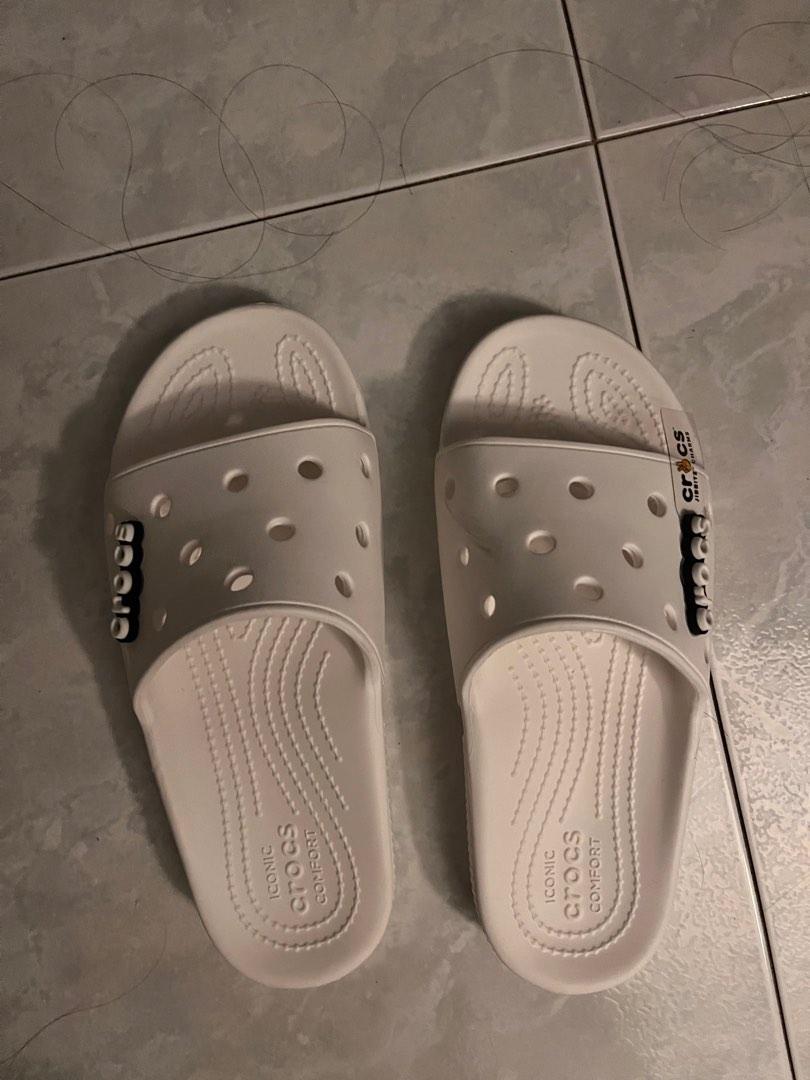 Crocs slider, Women's Fashion, Footwear, Flipflops and Slides on Carousell