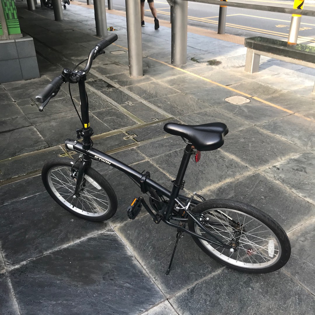 Decathlon foldable bike, Sports Equipment, Bicycles & Parts, Bicycles on Carousell