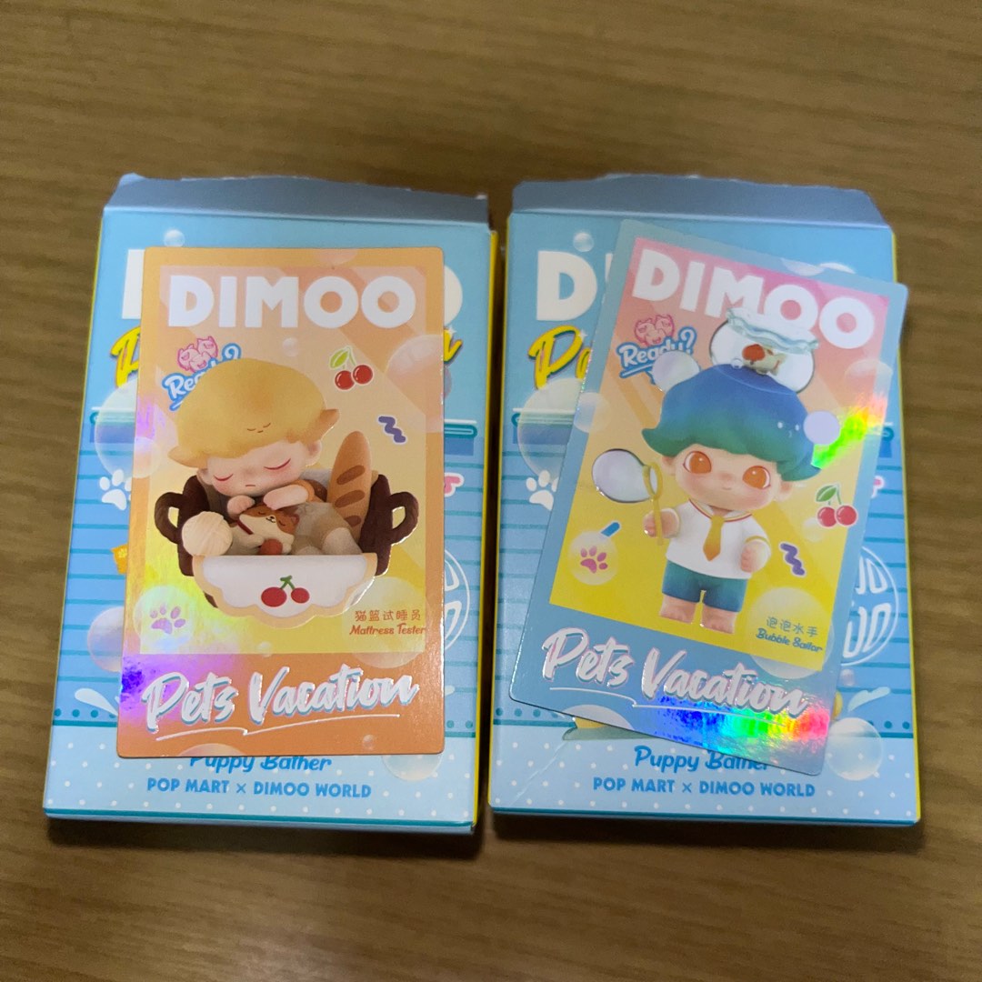Dimoo pets vacation popmart blind box figurine, Hobbies & Toys, Toys ...