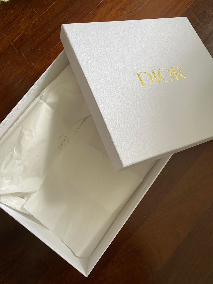 DIOR box, branded bag box, Luxury, Bags & Wallets on Carousell
