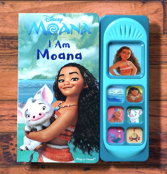 Disney Moana : I Am Moana Sound Boardbook, Hobbies & Toys, Books ...