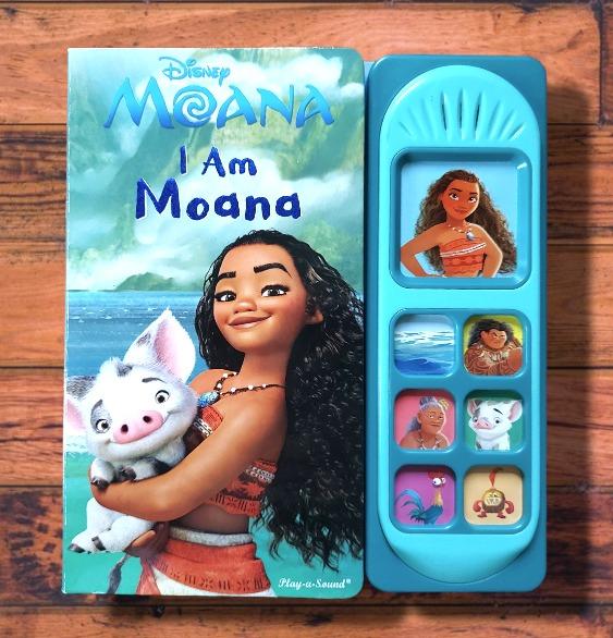 Disney Moana : I Am Moana Sound Boardbook, Hobbies & Toys, Books ...