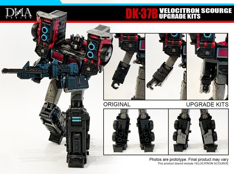 DNA Design DK-37B Upgrade Kit for Transformers Velocitron Scourge ...