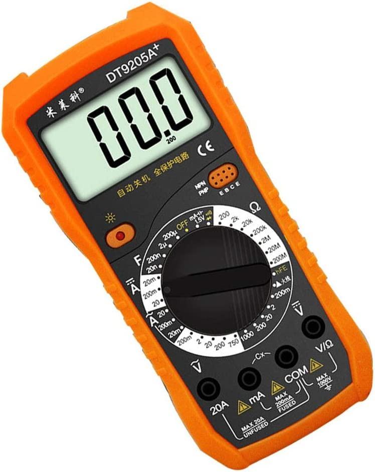 DT9205A+ Digital Multimeter Auto Ranging AC/DC Voltage Meter Flash Back ...
