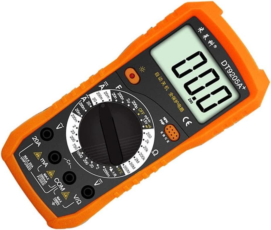 DT9205A+ Digital Multimeter Auto Ranging AC/DC Voltage Meter Flash Back ...