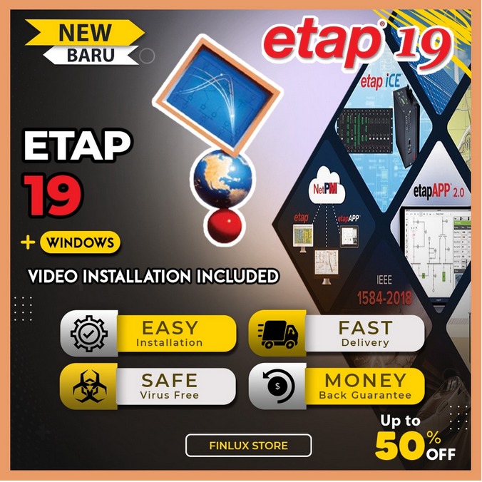 ETAP 19 Power System v19.0.1 Lifetime For Windows (64-Bit), Computers ...