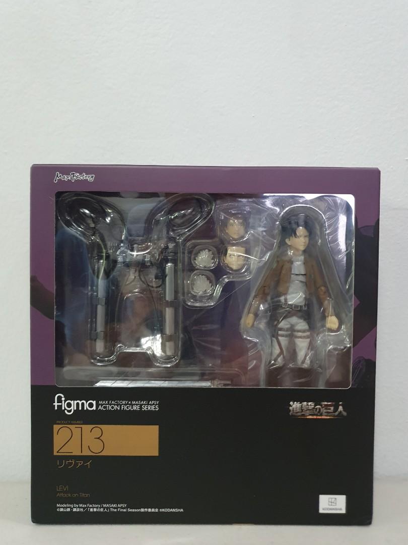 FIGMA Levi Attack on Titan (Re run), Hobbies & Toys, Toys & Games on ...