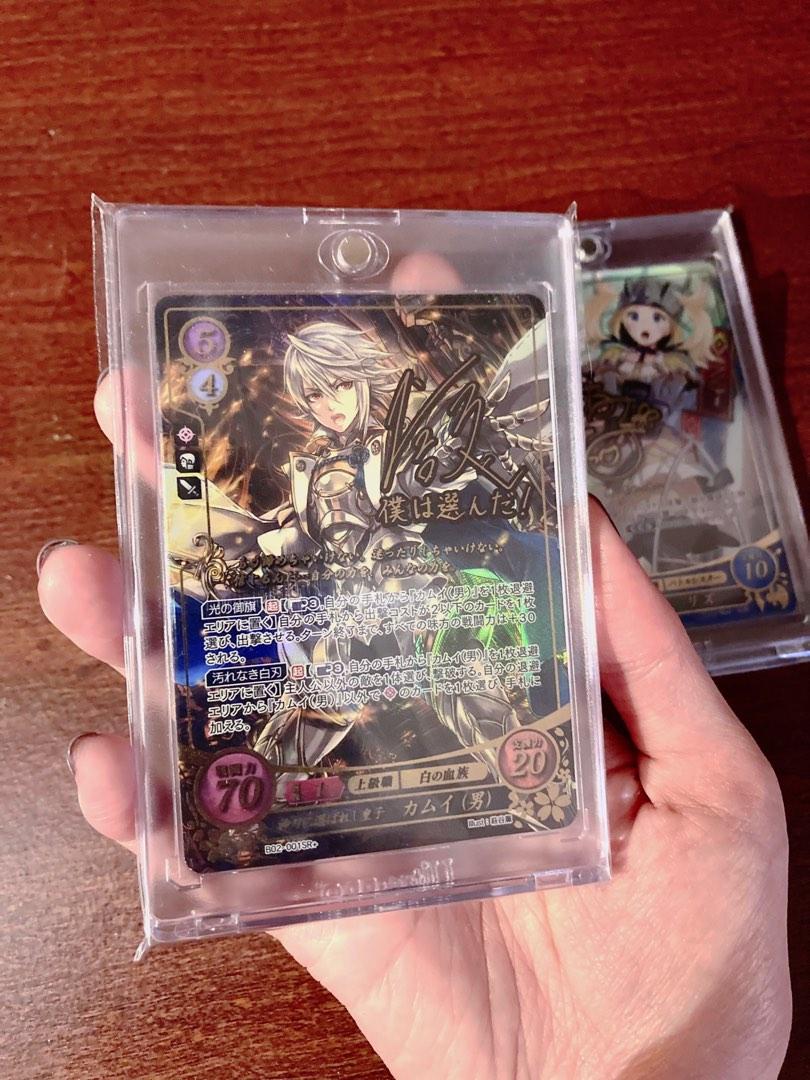 Fire Emblem Cipher Cards rare signed holo foil (male Corrin & Lissa ...