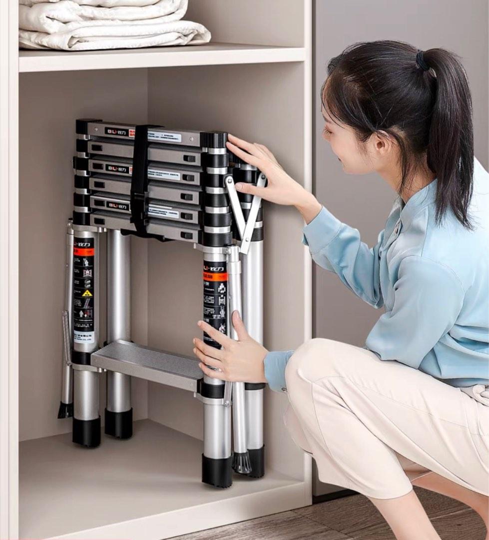 Foldable Ladder (VERY STURDY AND NEW), Furniture & Home Living, Home ...