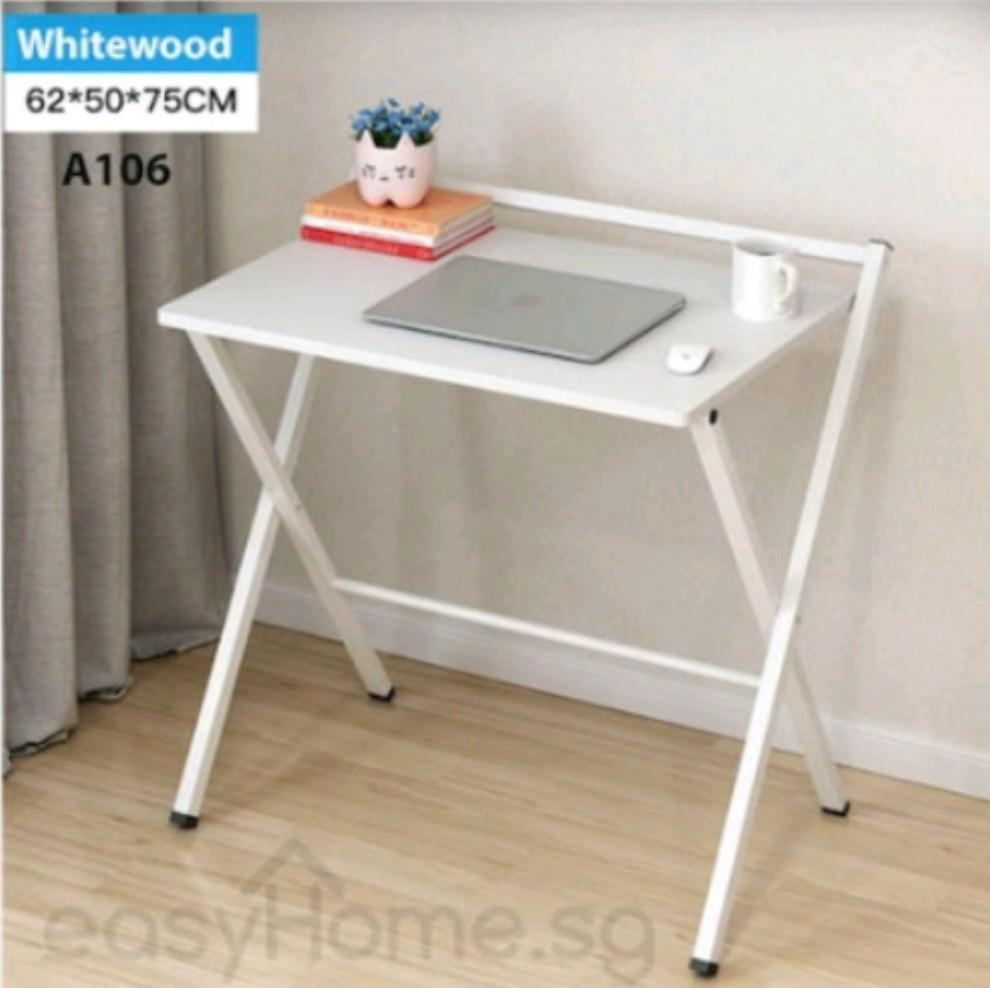 Foldable Table Study Working, Furniture & Home Living, Furniture ...