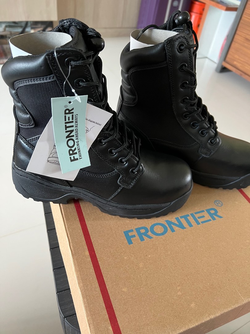Frontier Army Safety Boot (US 6.5) - Brand New, Men's Fashion, Footwear ...