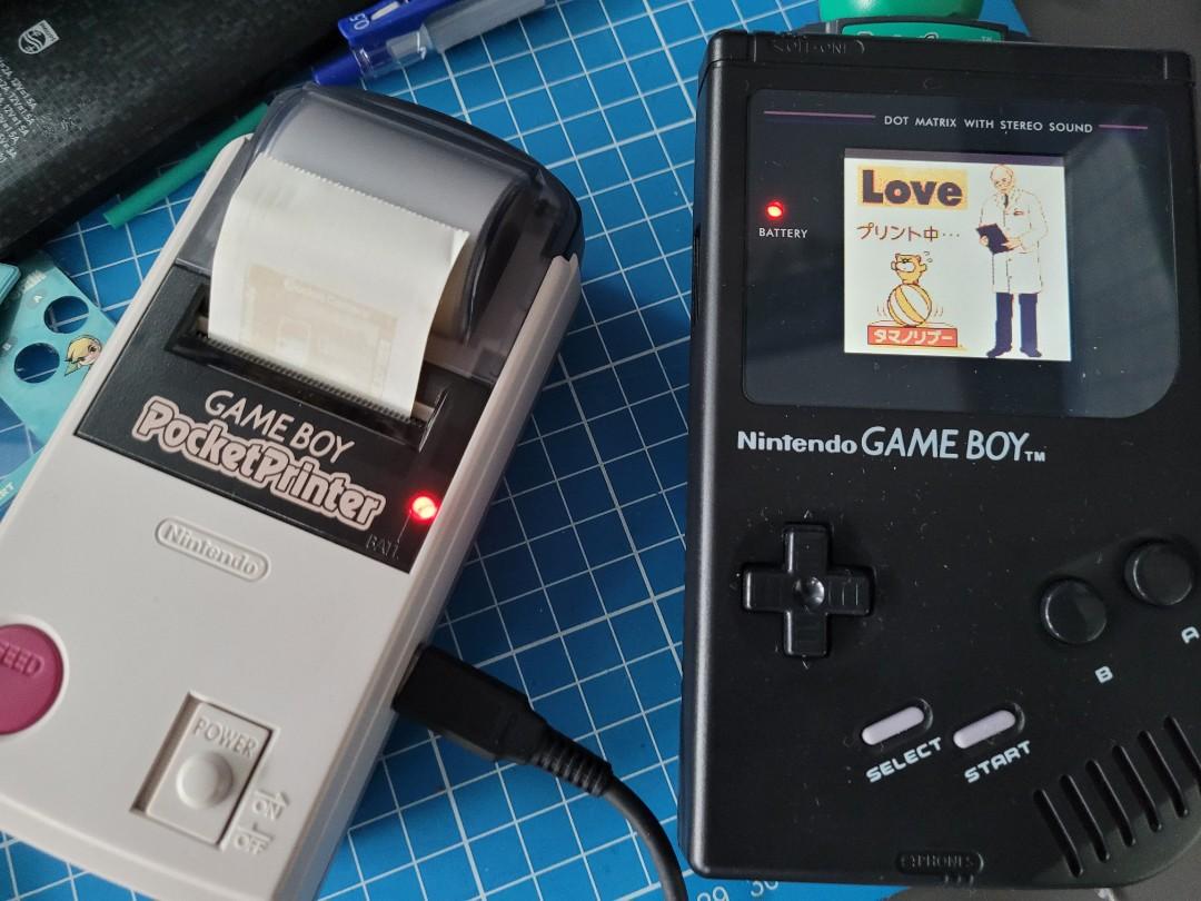 Gameboy Pocket Printer Nintendo Game Boy Camera GB, Video Gaming, Video ...