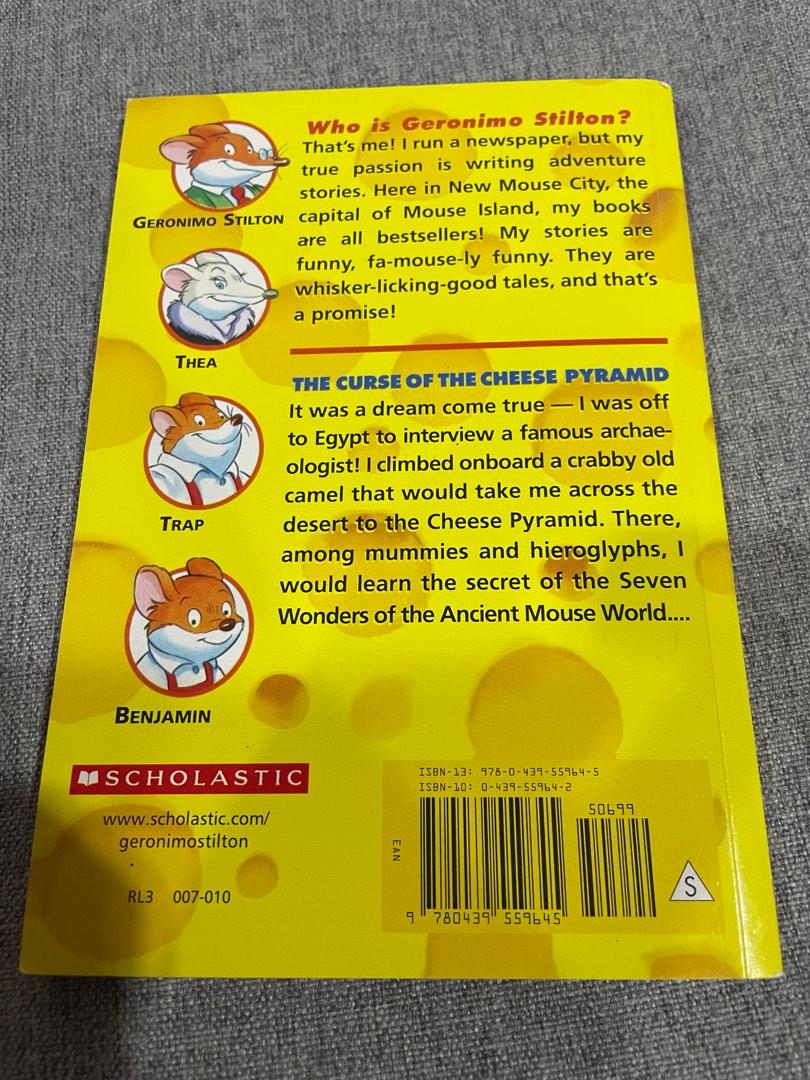 Geronimo Stilton The Curse of the Cheese Pyramid Book 2, Hobbies & Toys ...