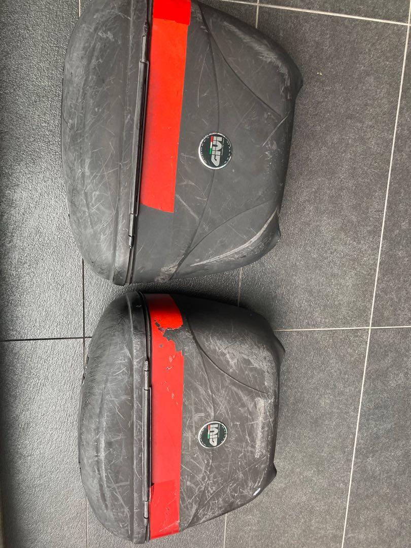Givi E450F 45lt back box and side boxes super 4, Motorcycles ...
