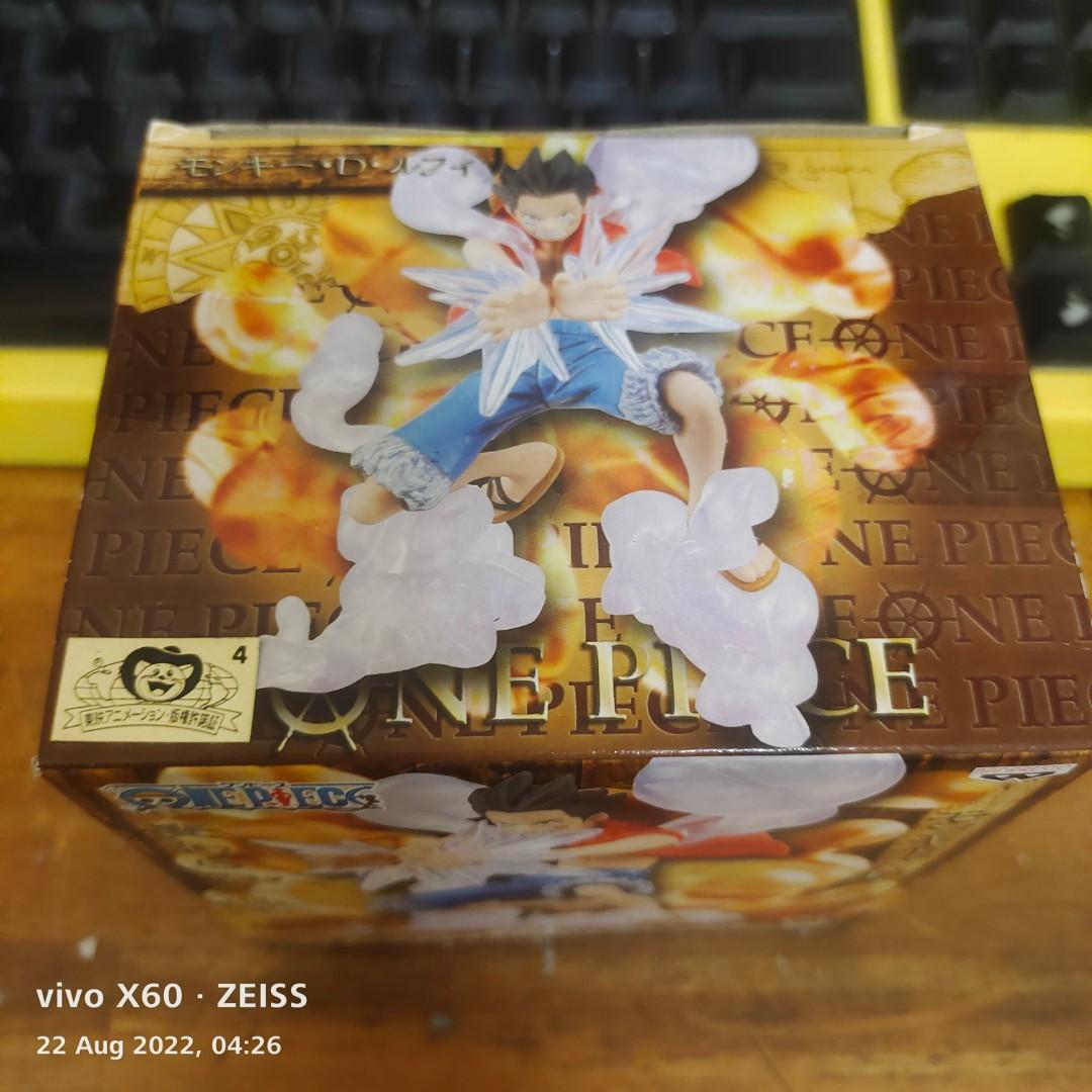 (Gold) Banpresto One Piece Leo Bazooka Monkey D Luffy, Hobbies & Toys ...