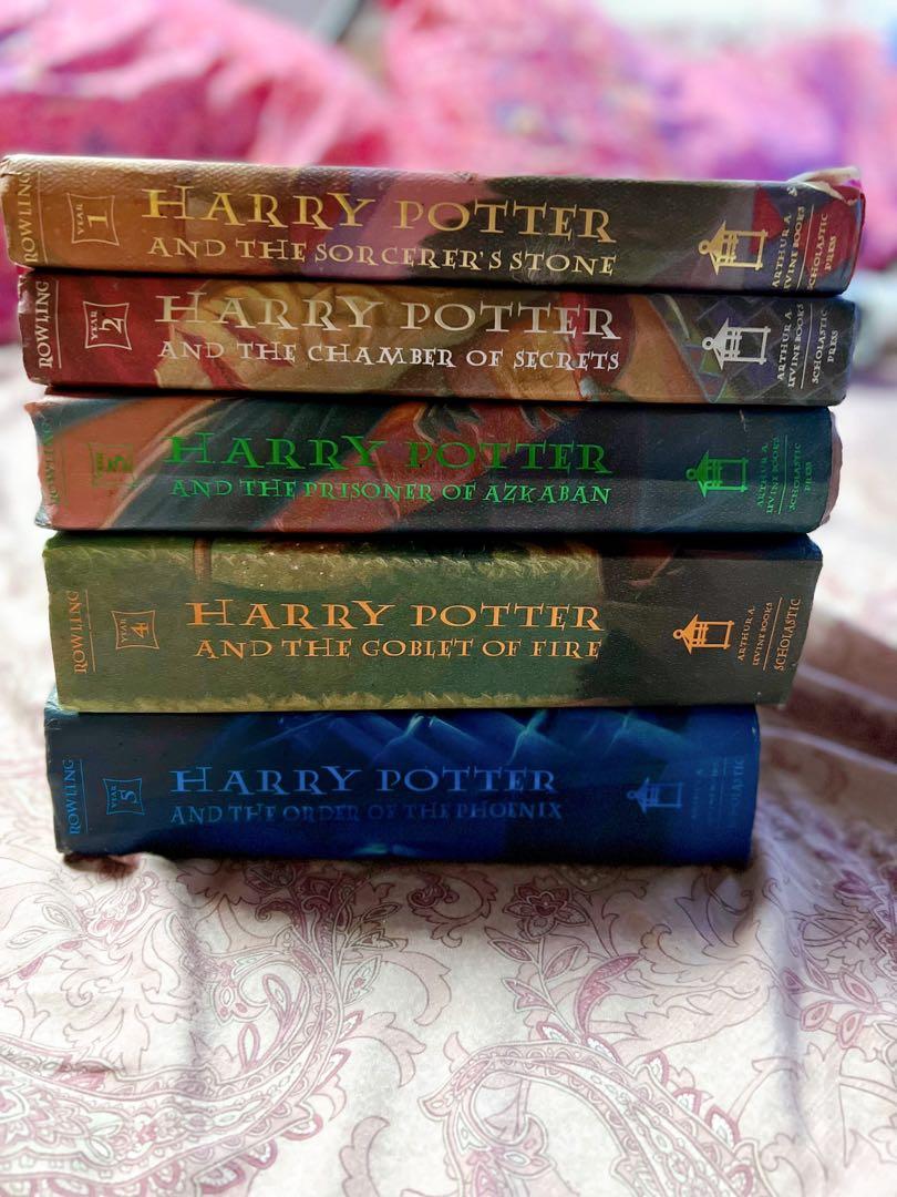 Harry Potter Book 1-5 Hard bound, Hobbies & Toys, Books & Magazines ...