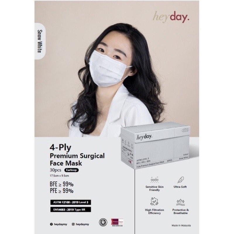 Heyday 4Ply Medical Mask, Health & Nutrition, Face Masks & Face Shields ...