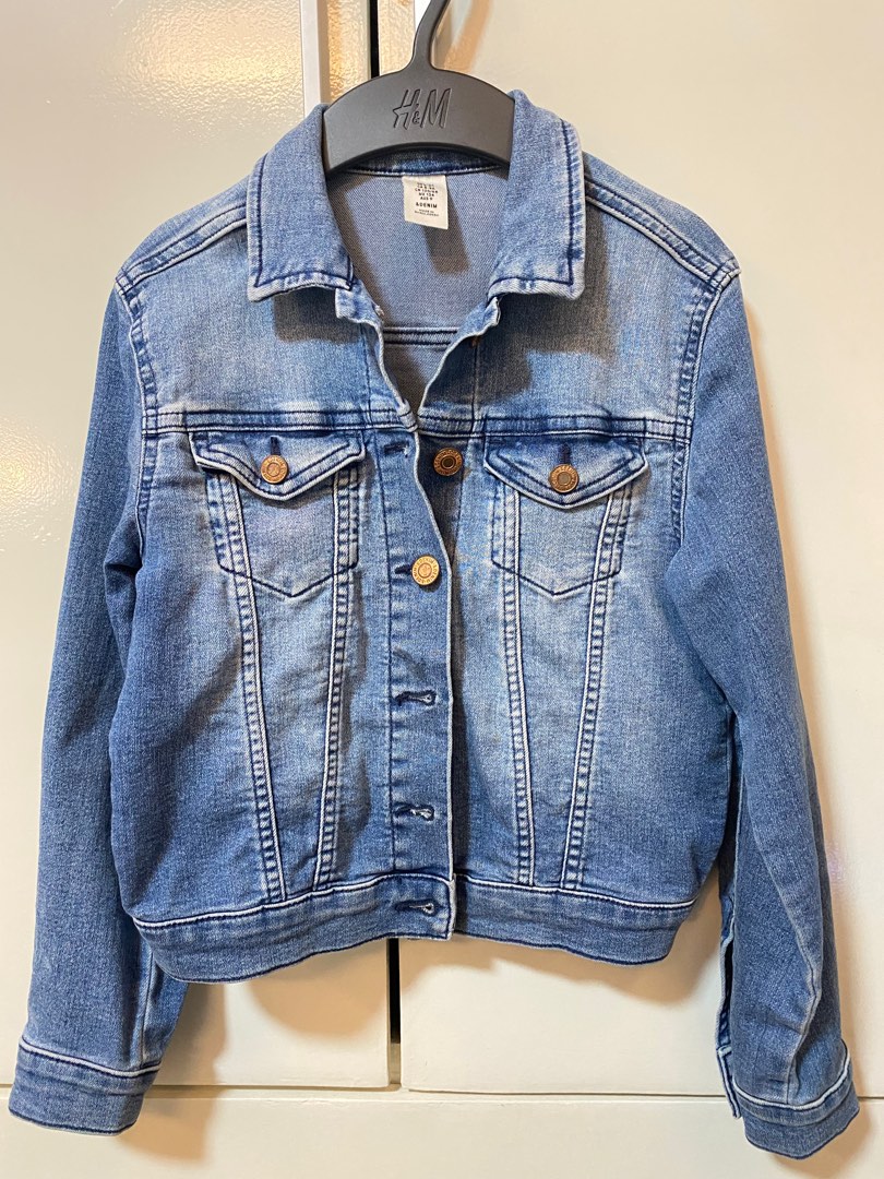HM Denim Jacket, Babies & Kids, Babies & Kids Fashion on Carousell