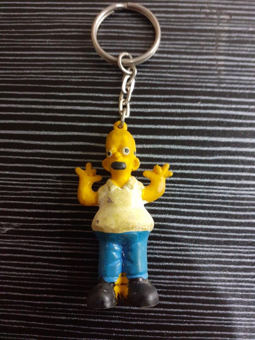 Homer Simpson Keychain, Hobbies & Toys, Memorabilia & Collectibles ...