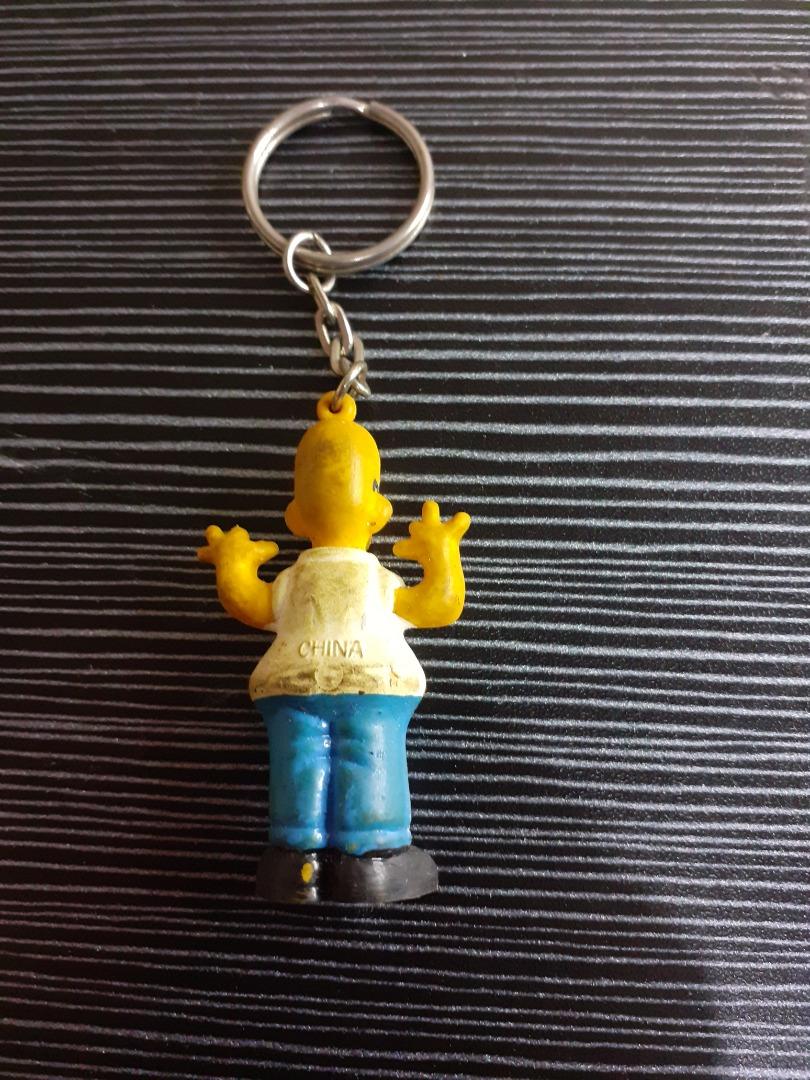 Homer Simpson Keychain, Hobbies & Toys, Memorabilia & Collectibles ...