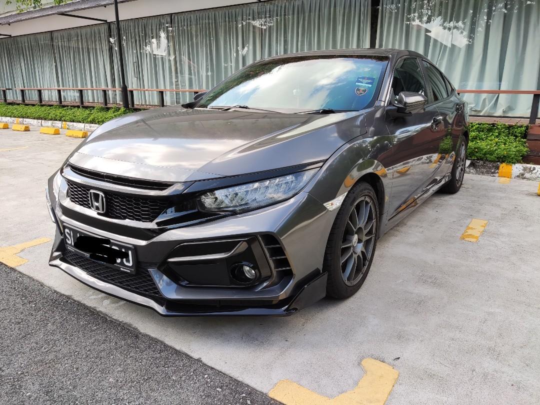 Honda Civic FC Type R front bumper with lip and grill, Car Accessories ...