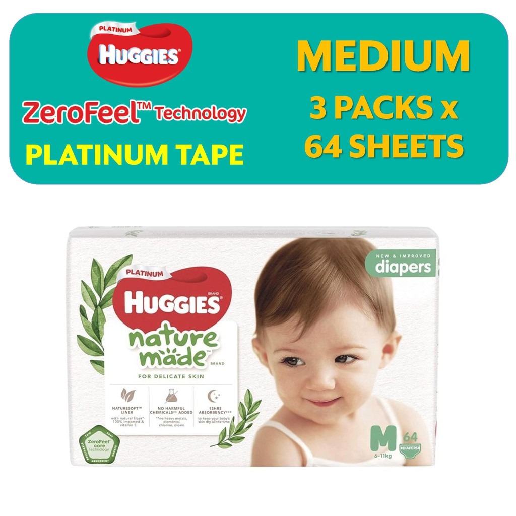 Huggies Nature Made Platinum Diaper, Babies & Kids, Going Out, Other ...