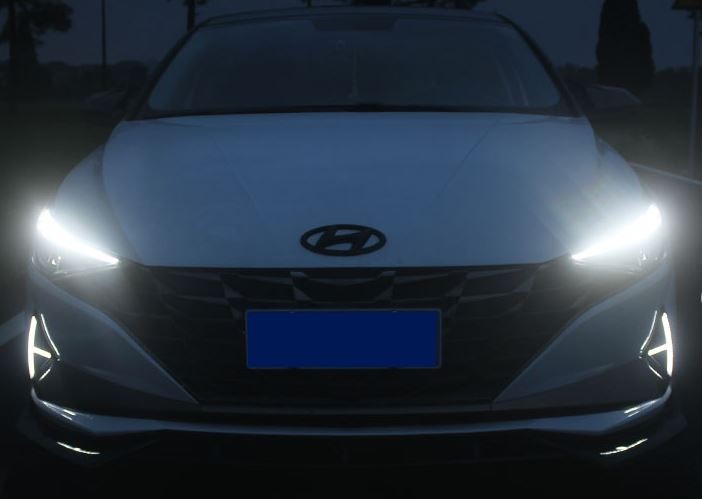 Hyundai Avante CN7 2020 - 2021 Front Fog lamp LED DRL Assembly with 3 colors, Car Accessories ...
