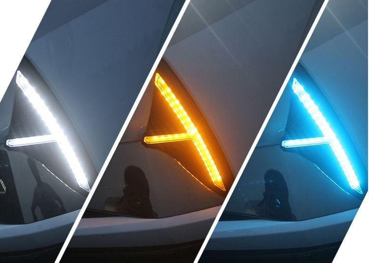 Hyundai Avante CN7 2020 - 2021 Front Fog lamp LED DRL Assembly with 3 colors, Car Accessories ...