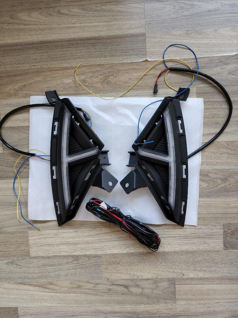 Hyundai Avante CN7 2020 - 2021 Front Fog lamp LED DRL Assembly with 3 colors, Car Accessories ...