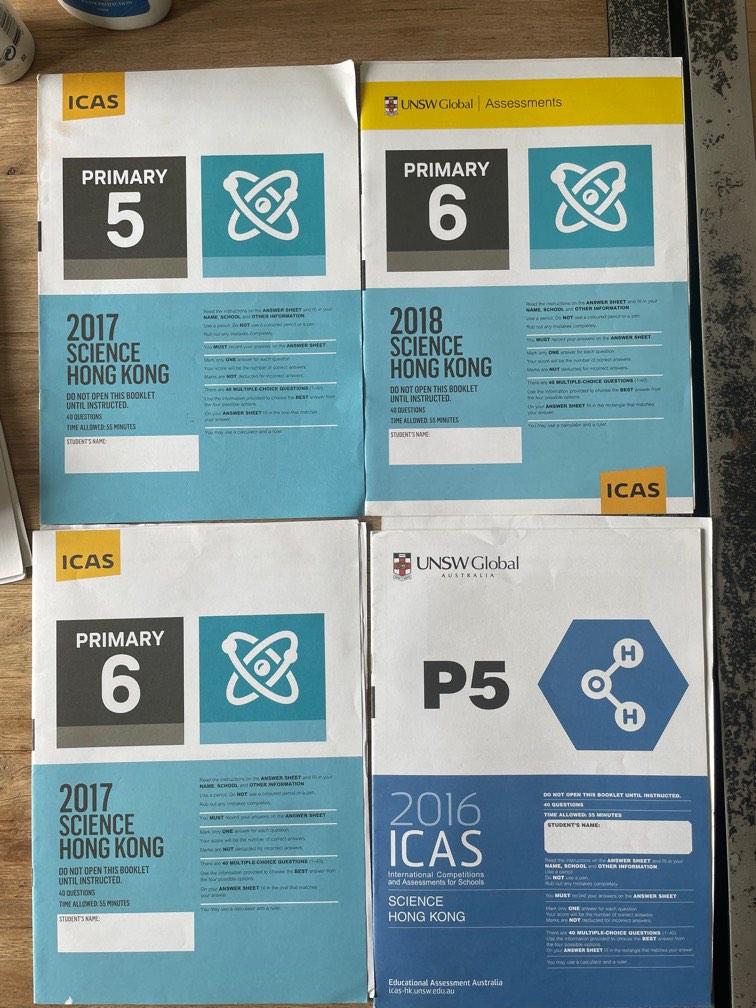 ICAS TEST PAPERS, 興趣及遊戲, 書本 & 文具, 教科書 - Carousell
