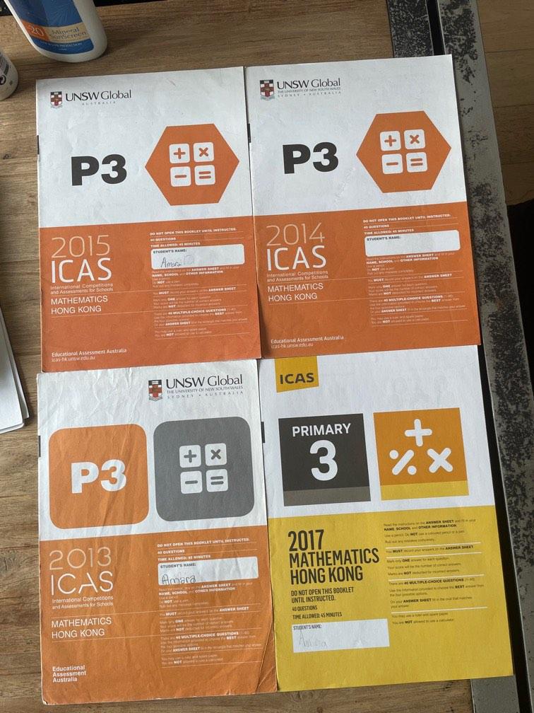 ICAS TEST PAPERS, 興趣及遊戲, 書本 & 文具, 教科書 - Carousell
