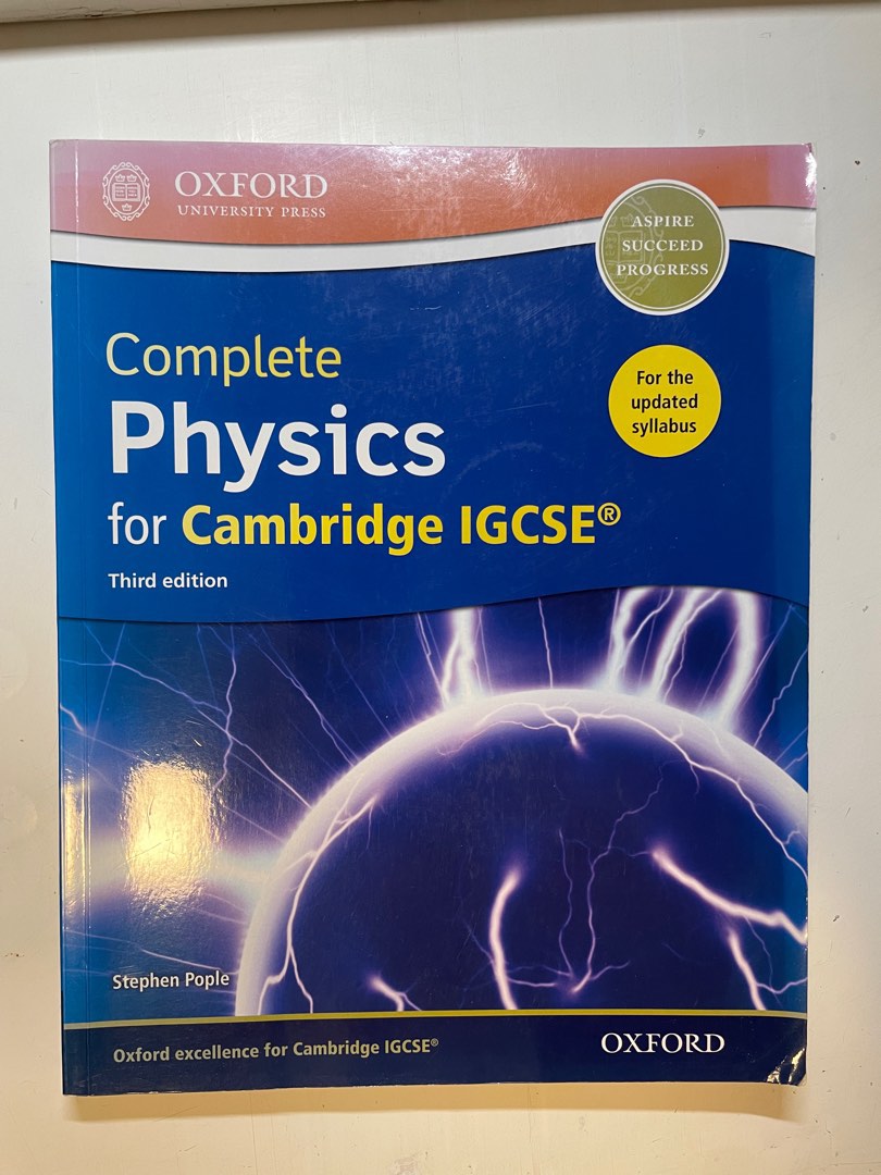 IGCSE Physics with workbook, 興趣及遊戲, 書本 & 文具, 書本及雜誌 - 補充練習 - Carousell