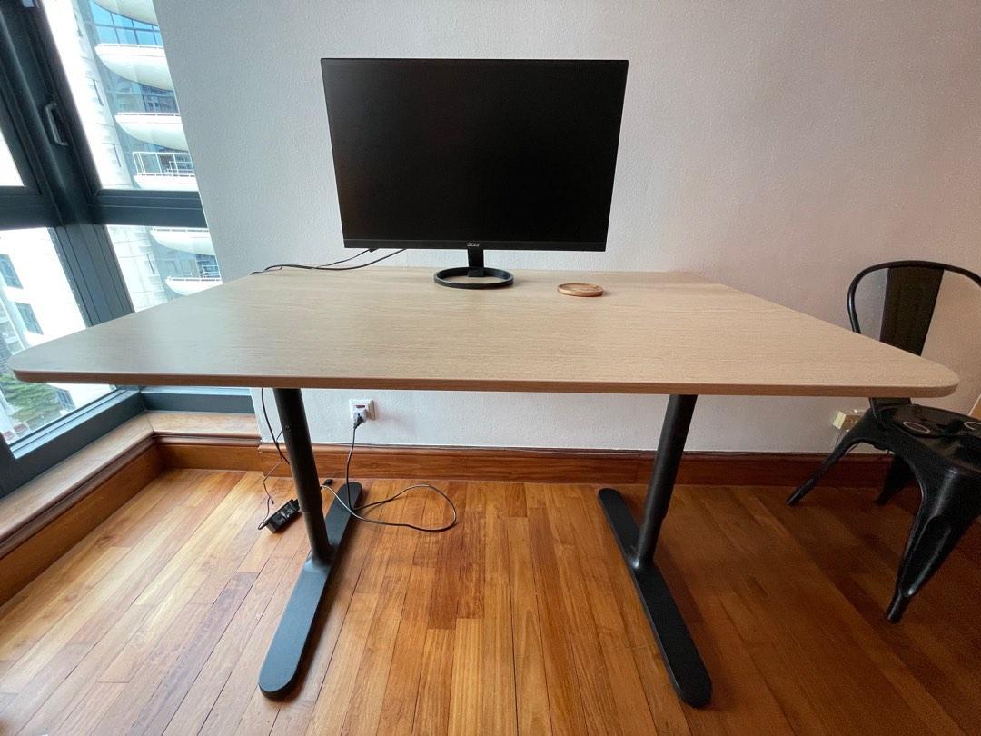 IKEA Bekant Adjustable Study Desk / Table (Excellent condition ...
