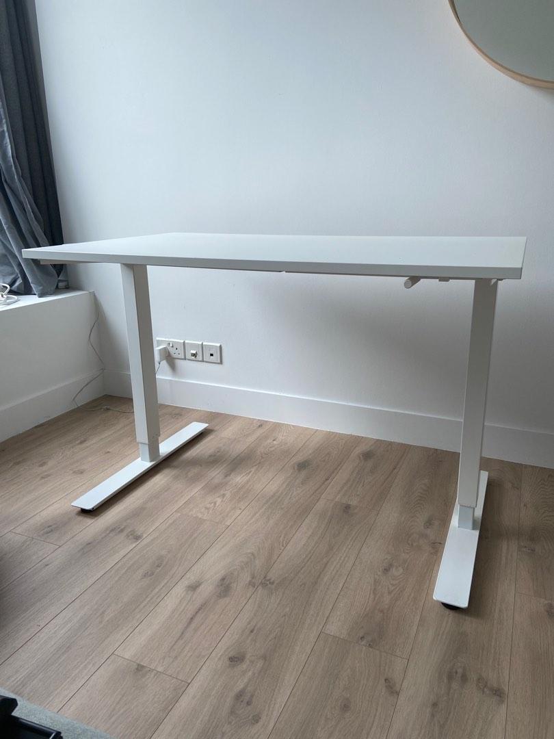 Ikea Trotten Adjustable Desk, Furniture & Home Living, Furniture ...