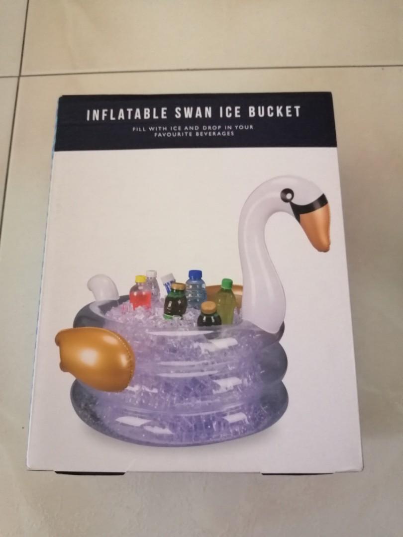 Inflatable Swan Ice Bucket, Sports Equipment, Sports & Games, Water ...